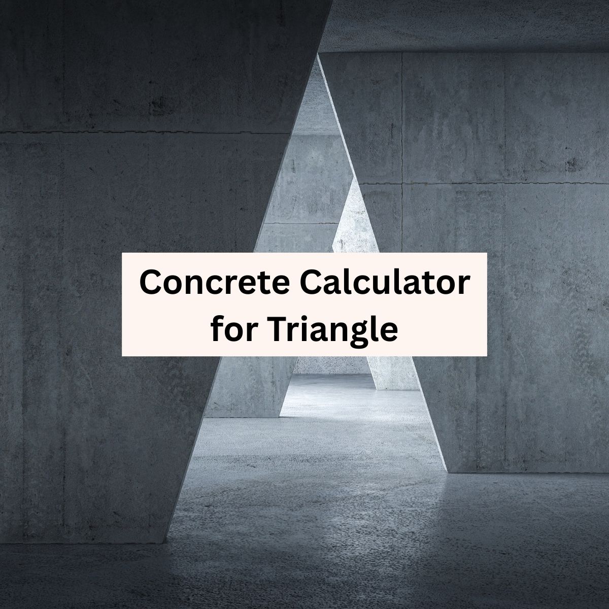 Free Concrete Calculator for Triangle